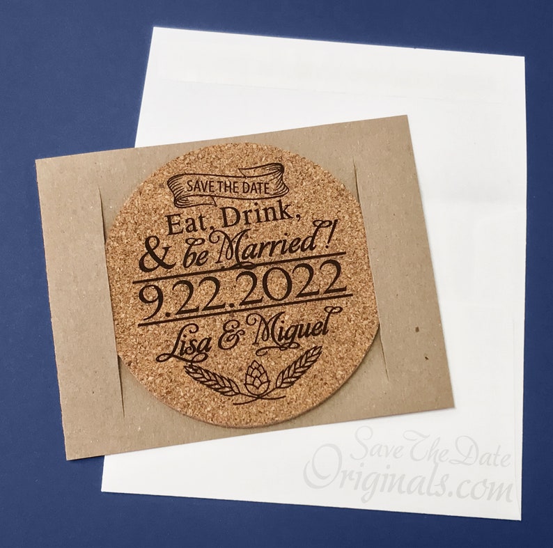 Save the Date Coasters Set of 5 or More. - Etsy