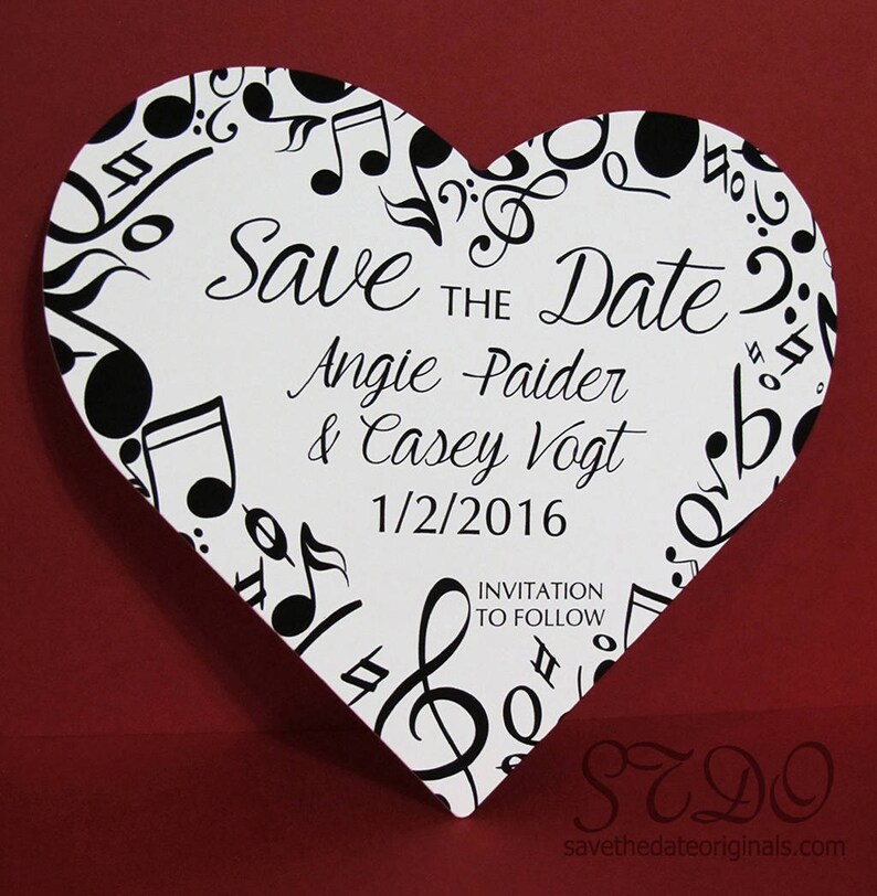 Heart Shape Wedding Save the Date Magnets - Etsy