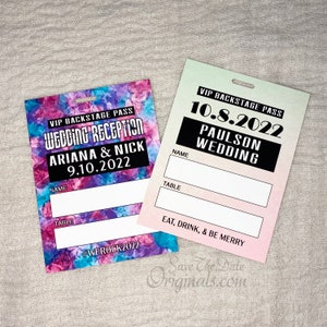 Wedding Back Stage Badges { SET OF 20 } - Etsy