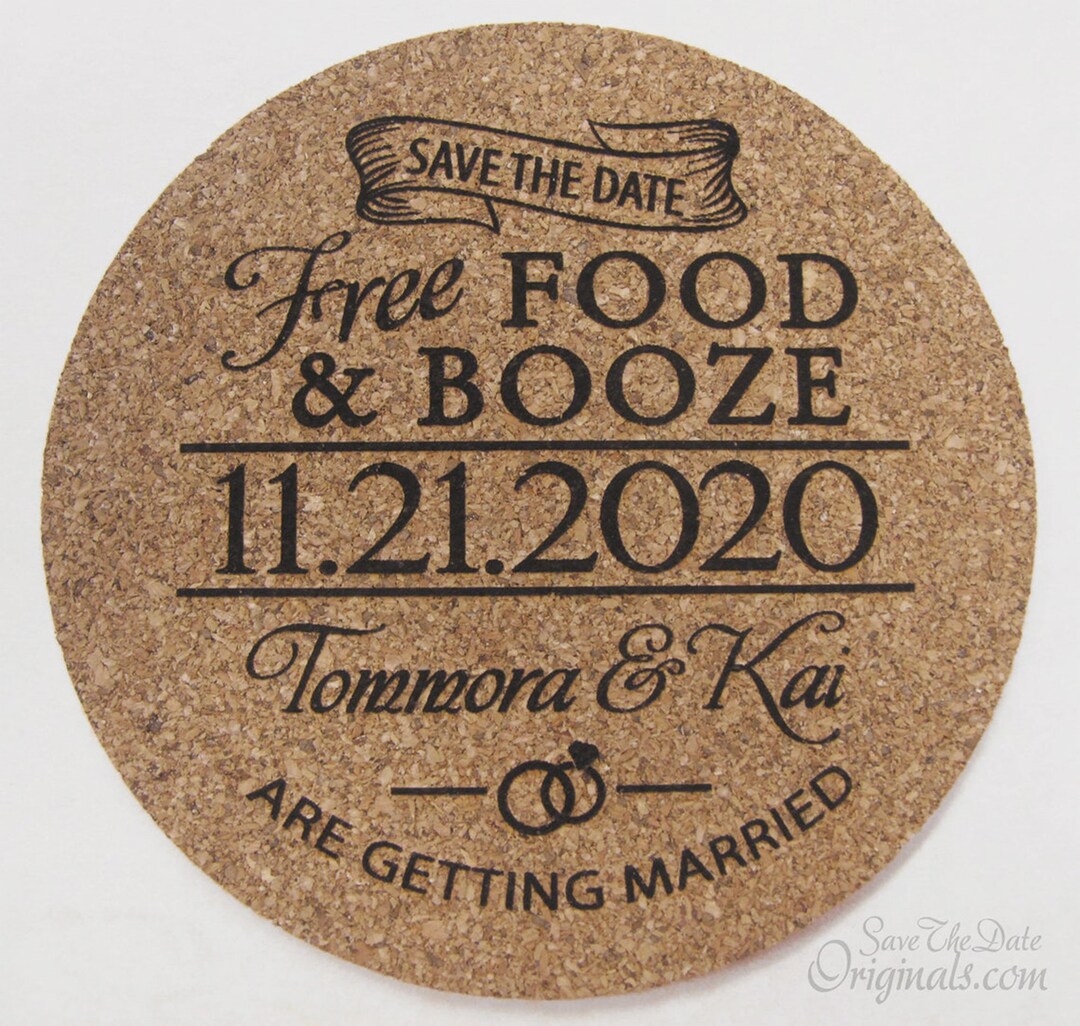 Save the Date Coasters Set of 5 or More. - Etsy