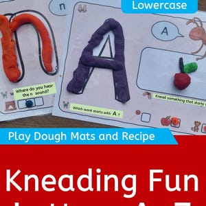Playdough Letters A-Z – Sound Recognition Mats for Kindergarten ...