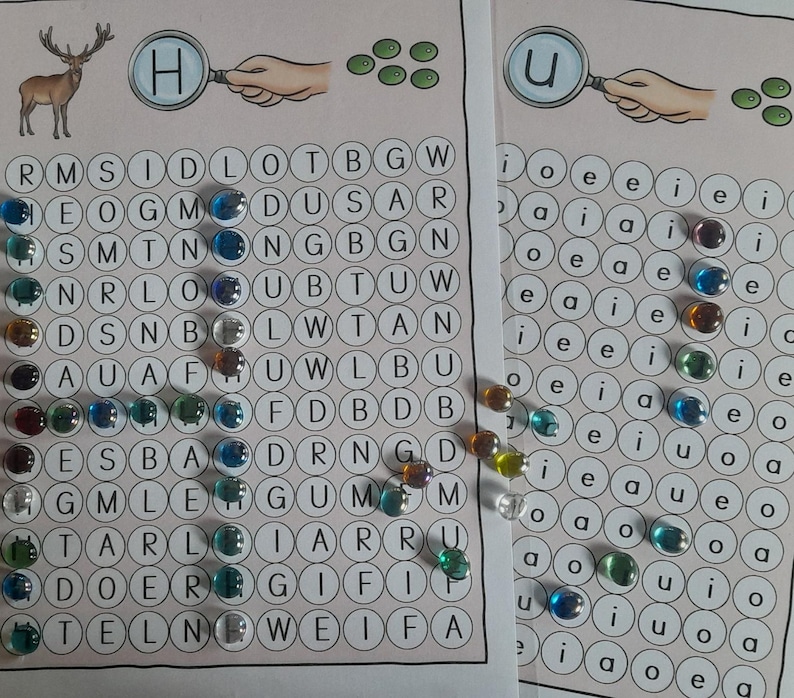 Alphabet Learning Game A-Z: Search & Sort Activity With Buttons and ...