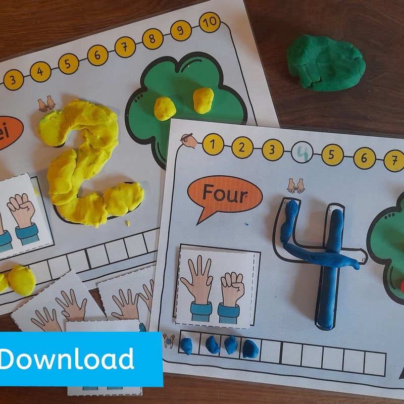 Play Dough Mats - Etsy