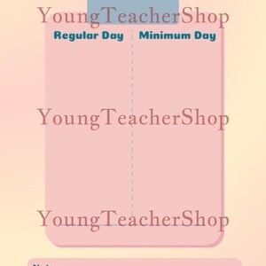 Mini Multiple Subjects Teacher Planner - Etsy