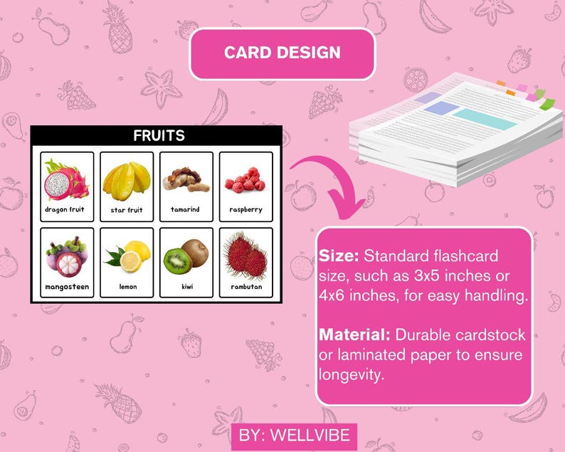 Printable Flashcards for Kids | Digital Download Educational Toy ...