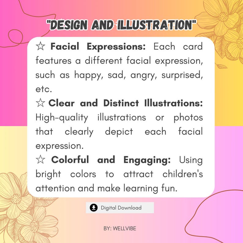Facial Expression Flashcards for Kids | Learn Emotions Easily ...