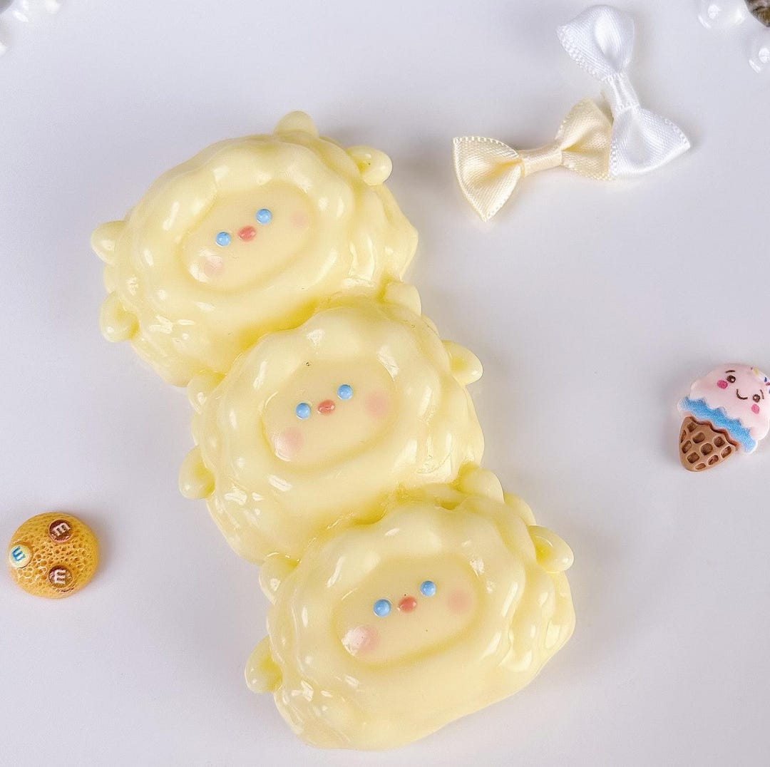 Sheep Taba Squishy Stress Ball, Handmade Slime Making Squeeze Toy ...