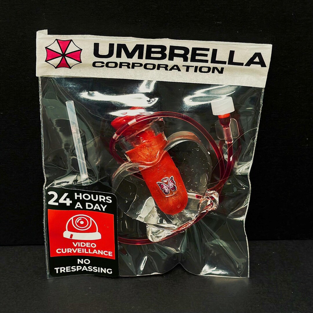 Virus Sample Model Handmade Silicone Squishy, Resident Evil Keychain ...