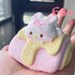 Bunny Bun Taba Squishy, Handmade Slime Slow Rising Toy, Cute Gift for ...