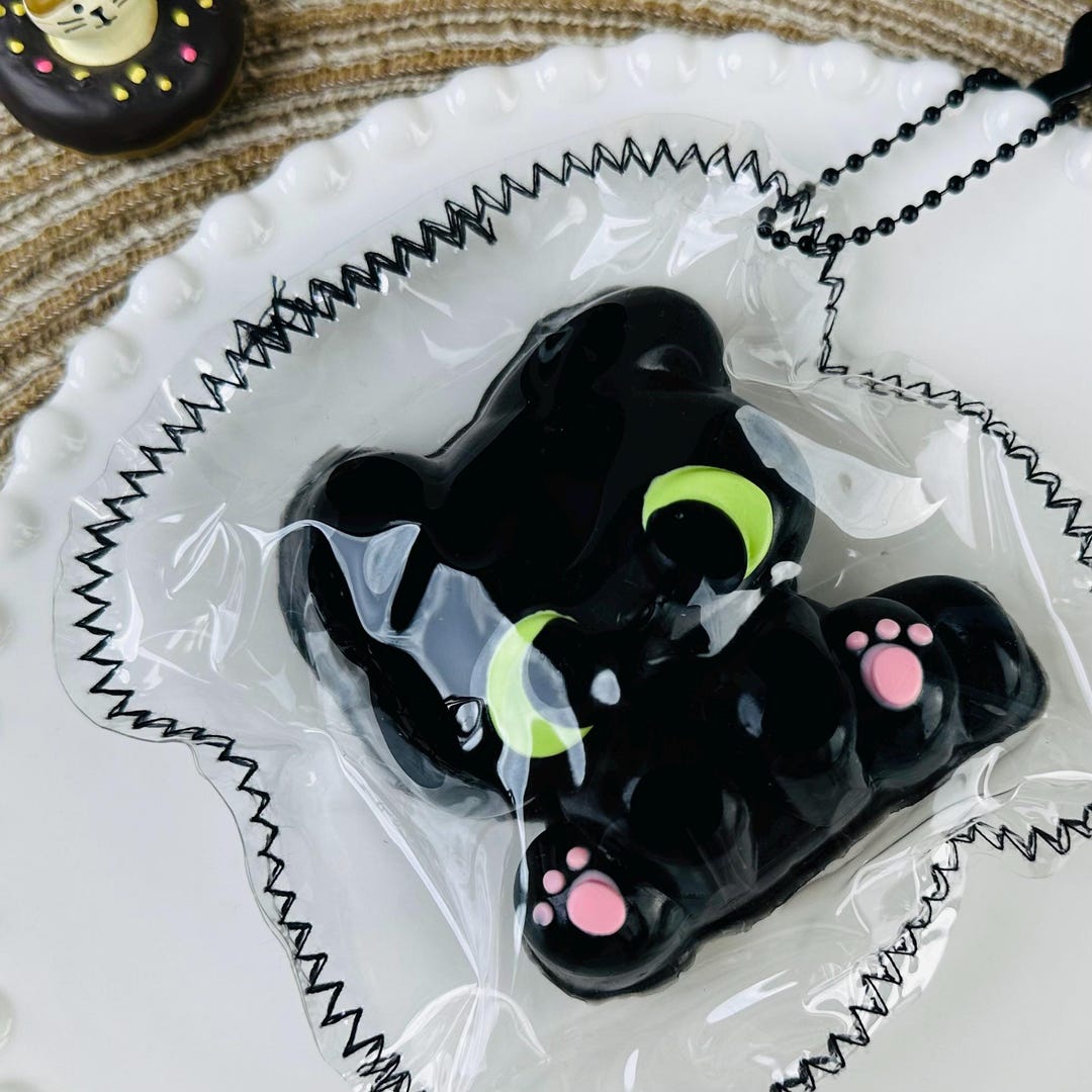 Night Fury Toothless Taba Squishy, Handmade Silicone Slime Making ...