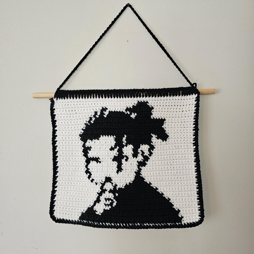 Suguru Geto Crochet Tapestry - Etsy