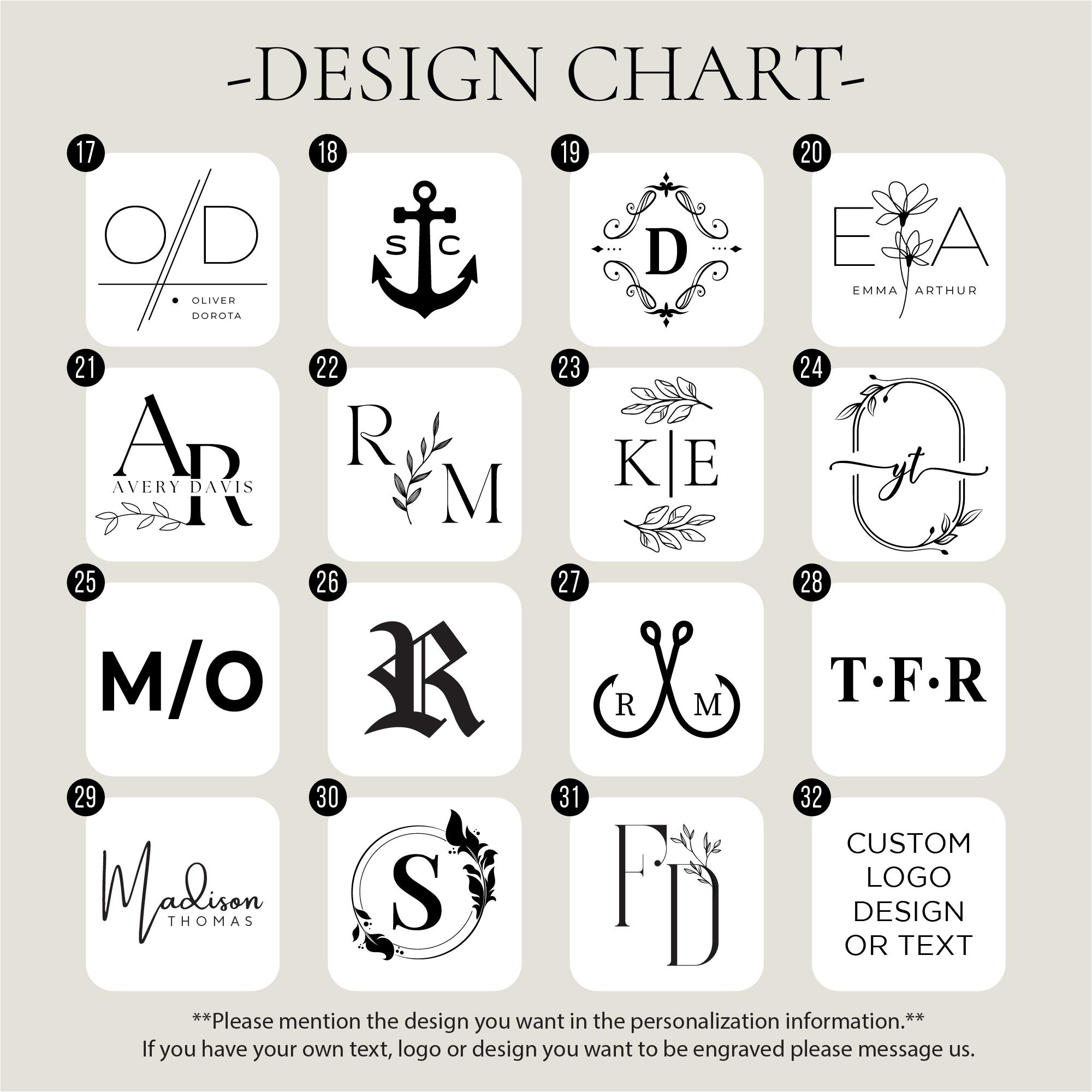 Personalized Monogram Valet Tray, Engraved Leatherette Tray, Office ...
