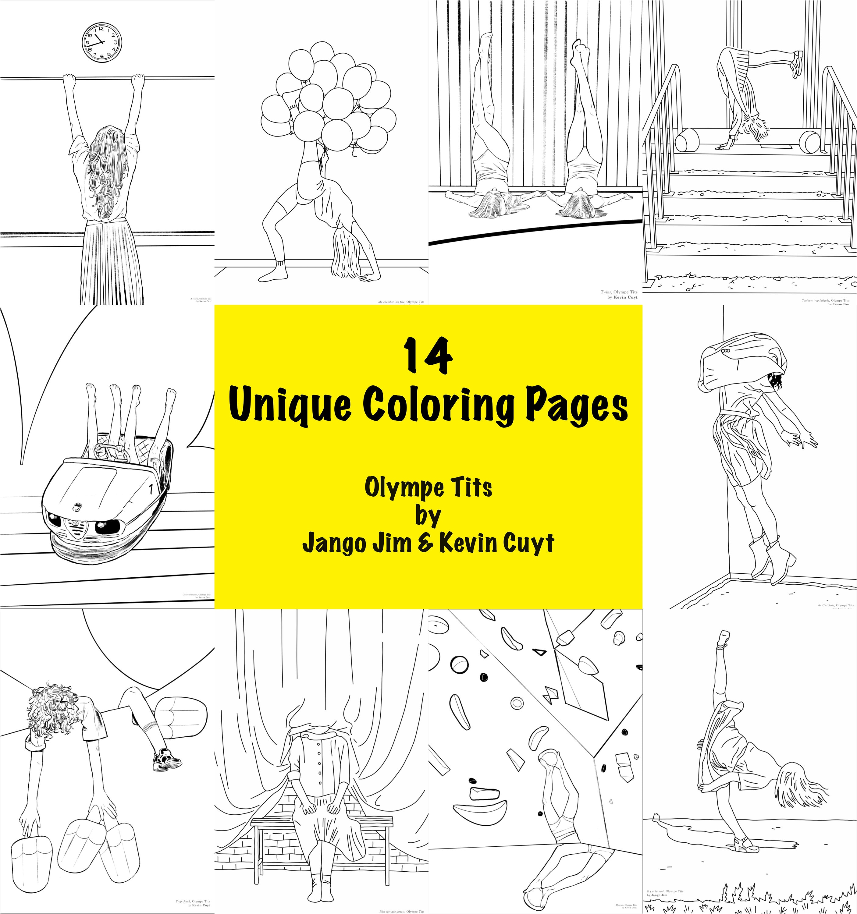 Printable Coloring Pages for Adults and Kids | Unique Designs by a ...
