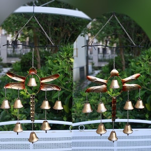 Dragonfly Wind Chimes, Mobile Wind Chime, Dragonfly Wind Bell, Home ...