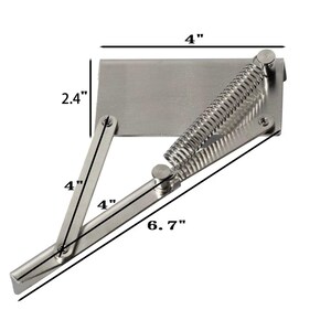 1 Pair Under Cabinet Hinges for Kitchen Spice Knife Storage Organizer ...