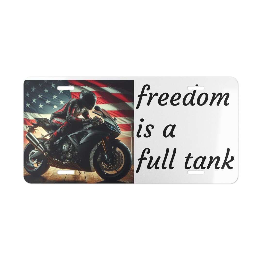 Vanity Plate,motorcycle Lover,biker,gift for Biker,birthday Gift, - Etsy