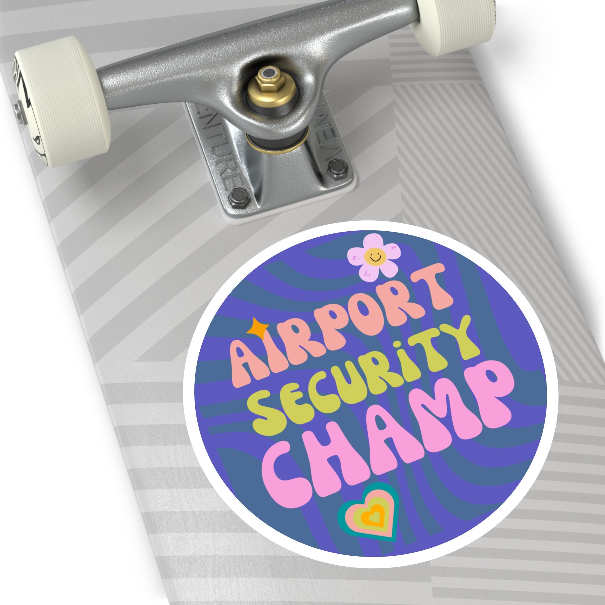 Airport Security Champ Sticker - World Travel Stickers Adventure ...