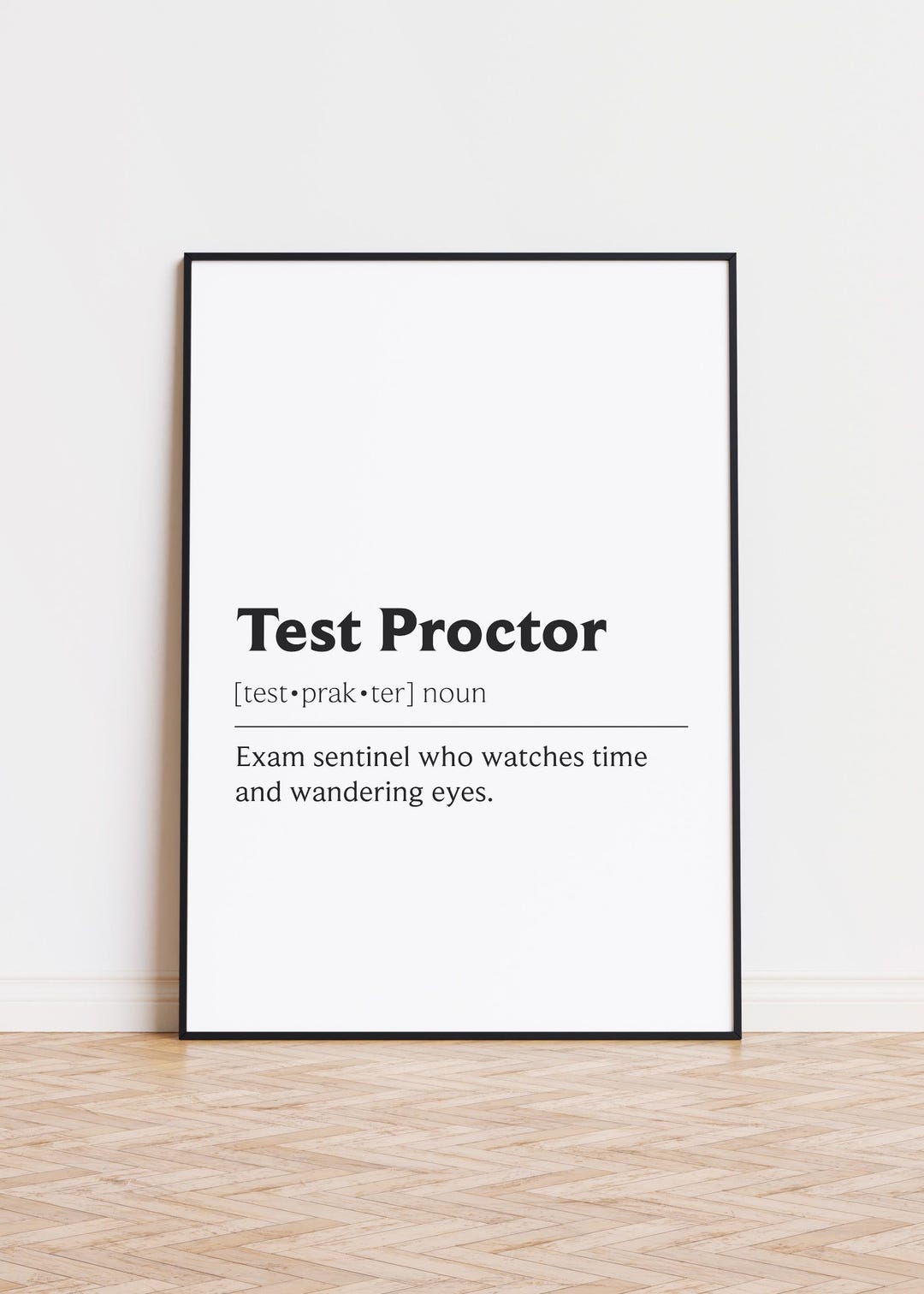 Test Proctor Gift Poster - Test Proctor Art - Test Proctor Print - Test ...