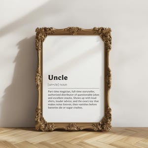Uncle Poster - Uncle Gift Art - Uncle Print - Uncle Wall Art - Etsy