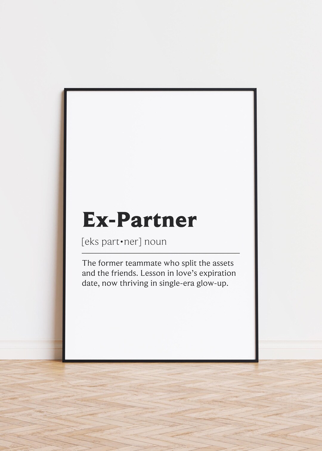 Ex-partner Print - Ex-partner Gift Art - Ex-partner Definition Poster ...