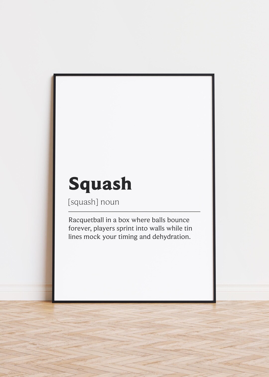 Squash Print - Squash Gift Art - Squash Definition Poster - Squash Wall ...
