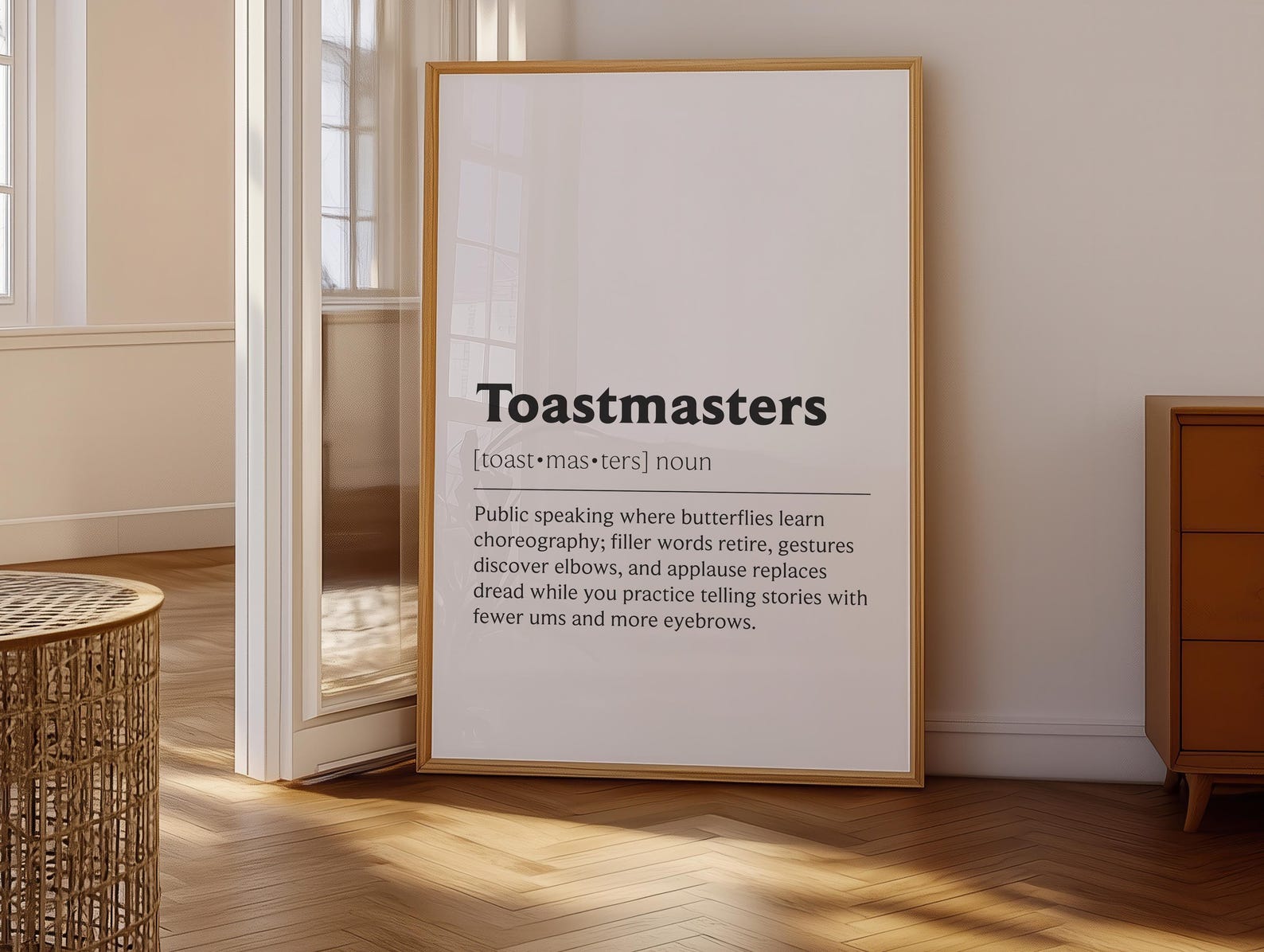 Toastmasters Definition Print – Witty Public Speaking Wall Art - Etsy