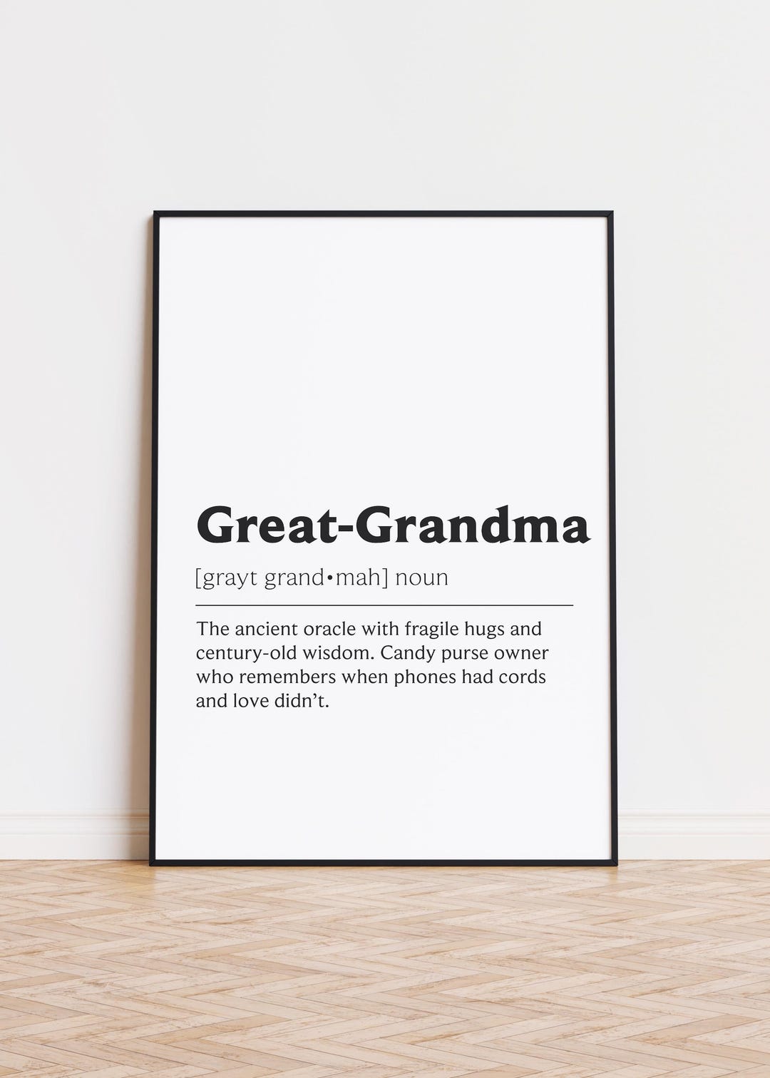 Great-grandma Print - Great-grandma Gift Art - Great-grandma Definition ...