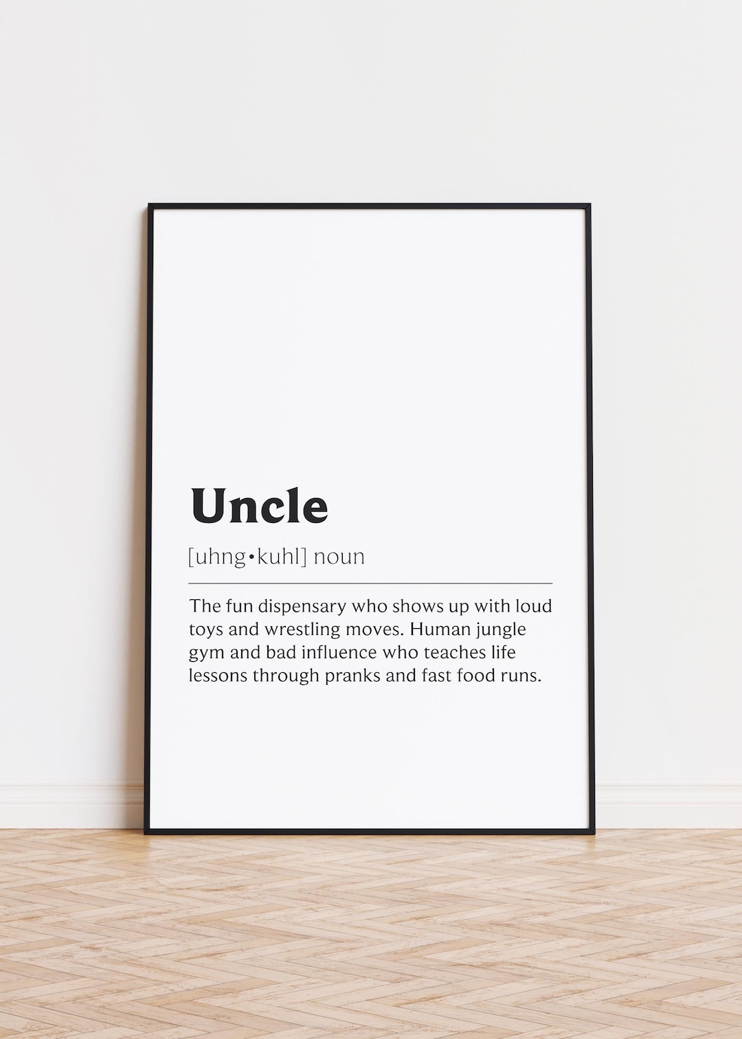Uncle Print - Uncle Gift Art - Uncle Definition Poster - Uncle Wall Art ...