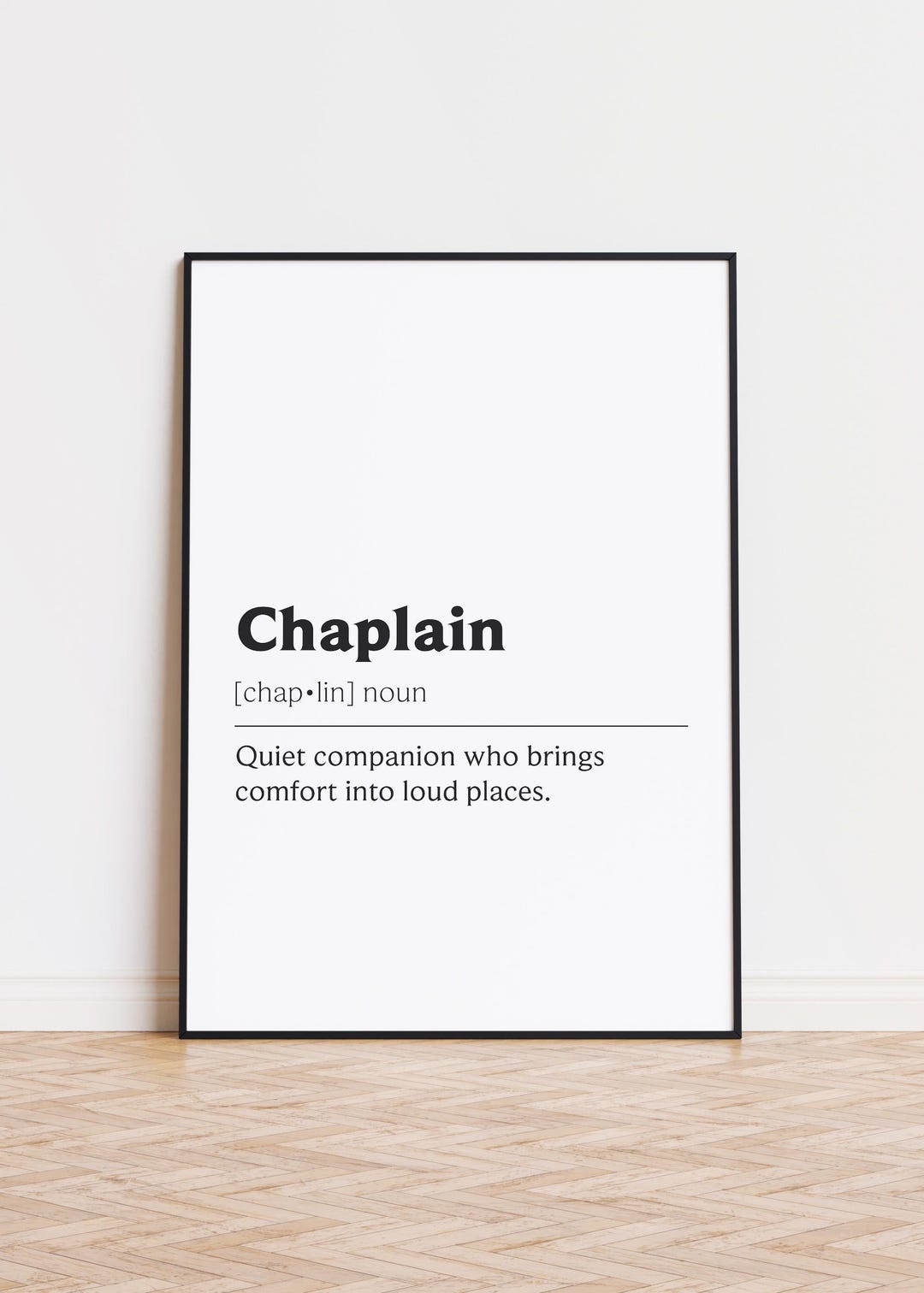 Chaplain Gift Poster - Chaplain Art - Chaplain Print - Chaplain Wall ...