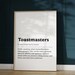 Toastmasters Definition Print – Witty Public Speaking Wall Art - Etsy