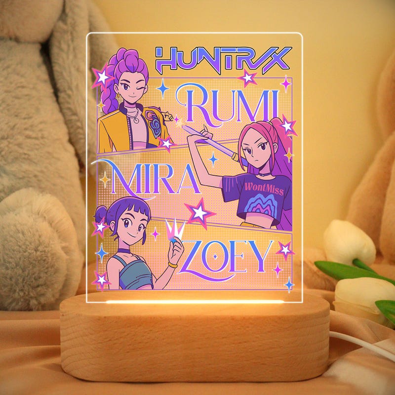 Kpop Demon Hunters Led Lamp - Etsy Canada