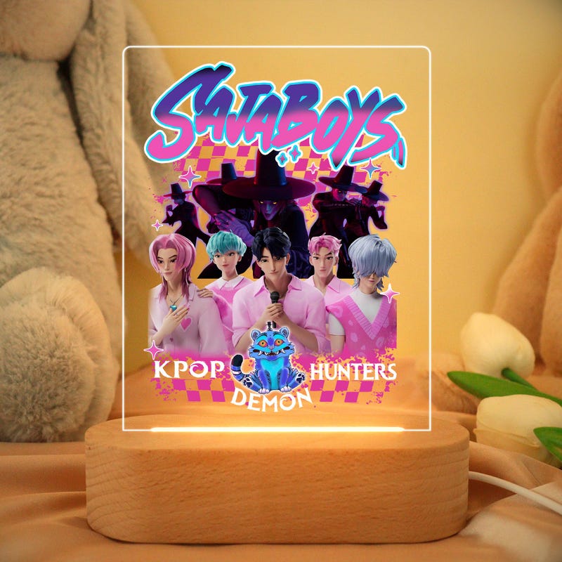 Kpop Demon Hunters Led Lamp - Etsy Canada