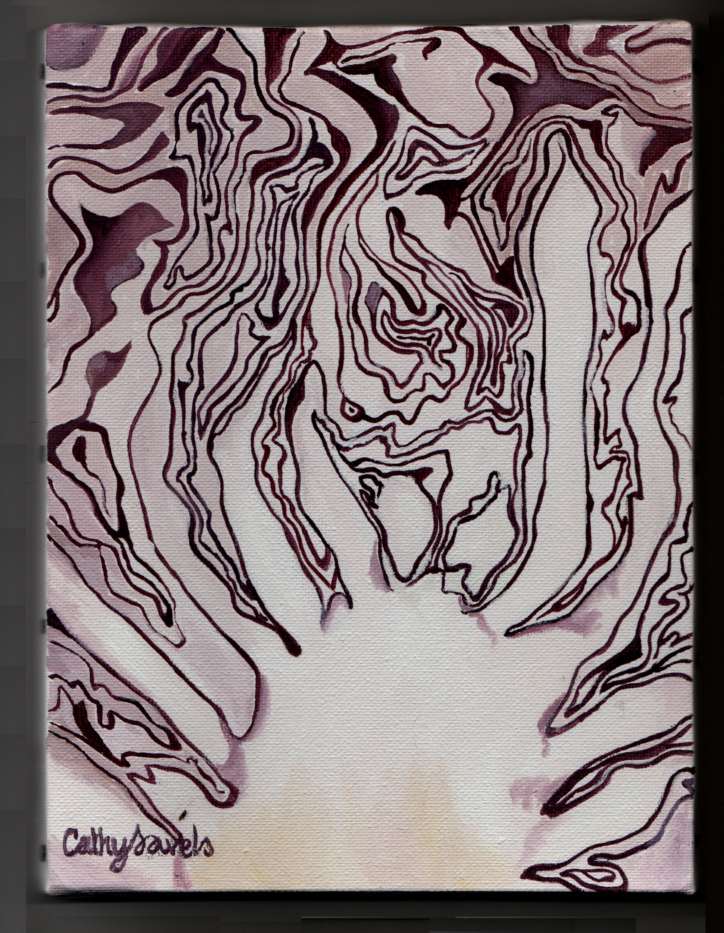 Red Cabbage Drawing