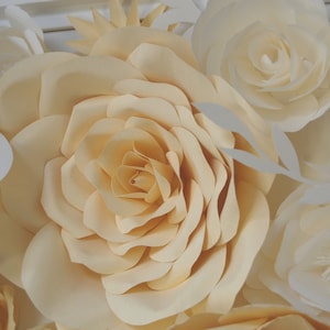 Large Framed Paper Flower Wall Art • 3D Floral Decor in Custom Color ...
