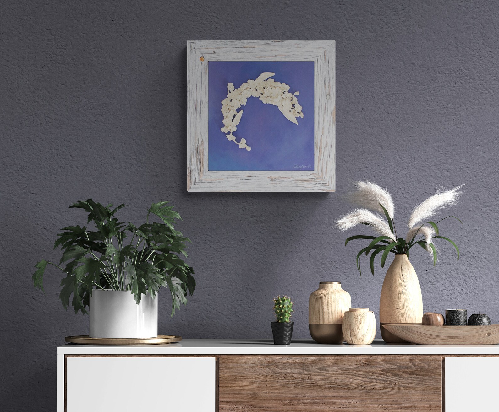 Forget-me-not Wall Sculpture - 3D Lilac Flower Wall Art Decor - Etsy