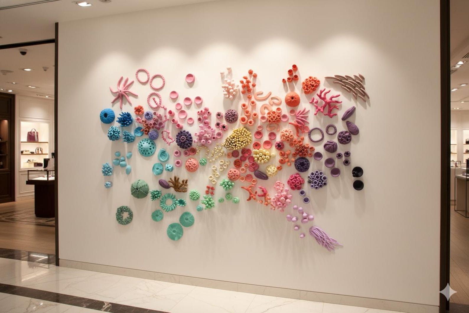 3 Dimensional Colorful Ocean Coral Wall Art Coastal Decor - Create Your ...