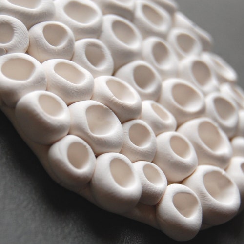 Sea Textures Wall Sculpture Coral Ocean Inspired White Clay - Etsy