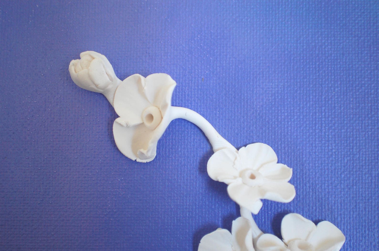 Forget-me-not Wall Sculpture 3D Lilac Flower Clay Wall Art - Etsy