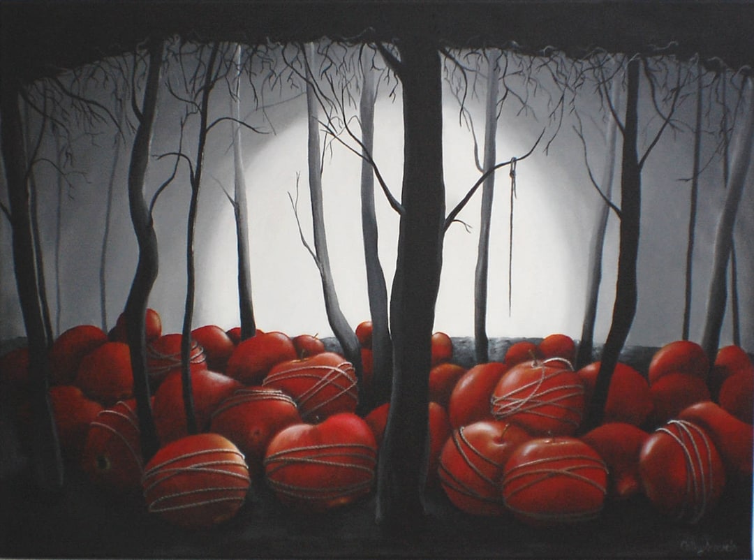 Ethereal Surreal Painting Daliesque Twilight Woodland Forest - Etsy