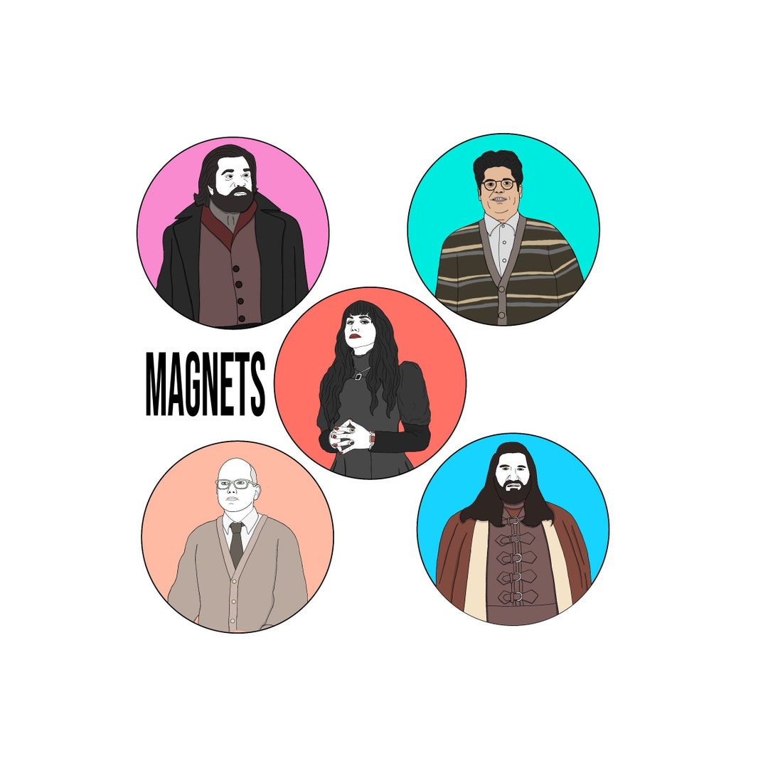 MAGNETS - What We Do in the Shadows-parody MAGNET Set - Birthday Gift ...