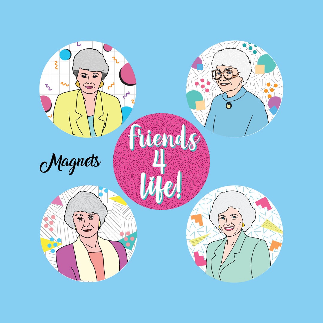 MAGNETS - Golden Ladies Girls MAGNET Set Gift Present Birthday ...