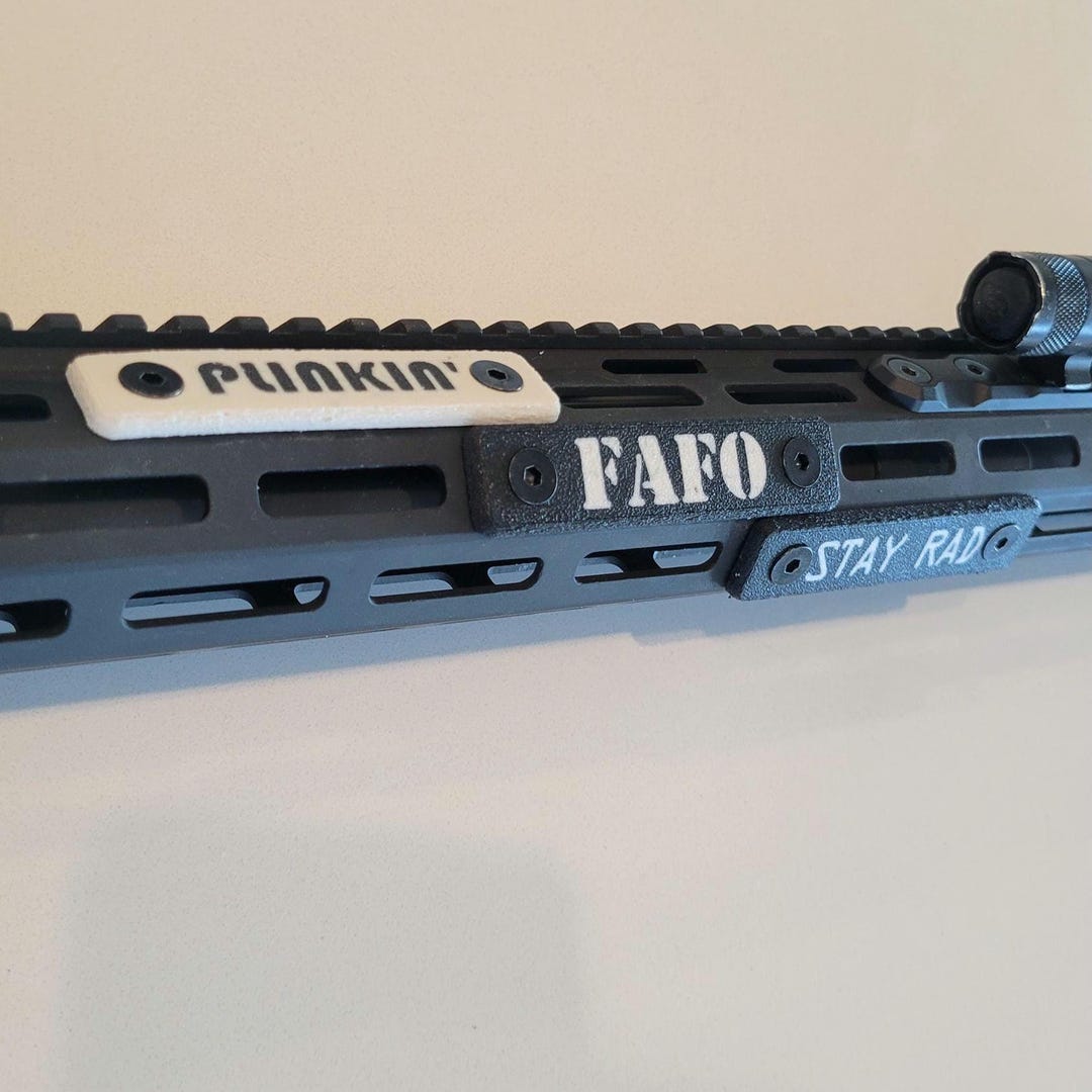 Custom M-lok Rail Cover, 2 Slot High Temperature Rail Covers - Etsy
