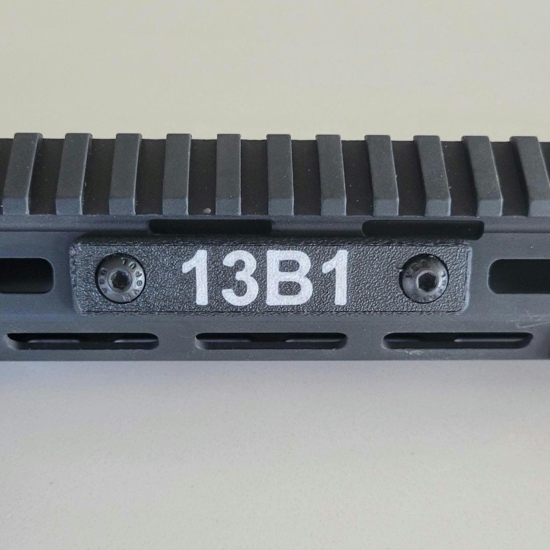 Custom Rail Tag Customize Your Gat to Easily Identify, Name or Custom ...