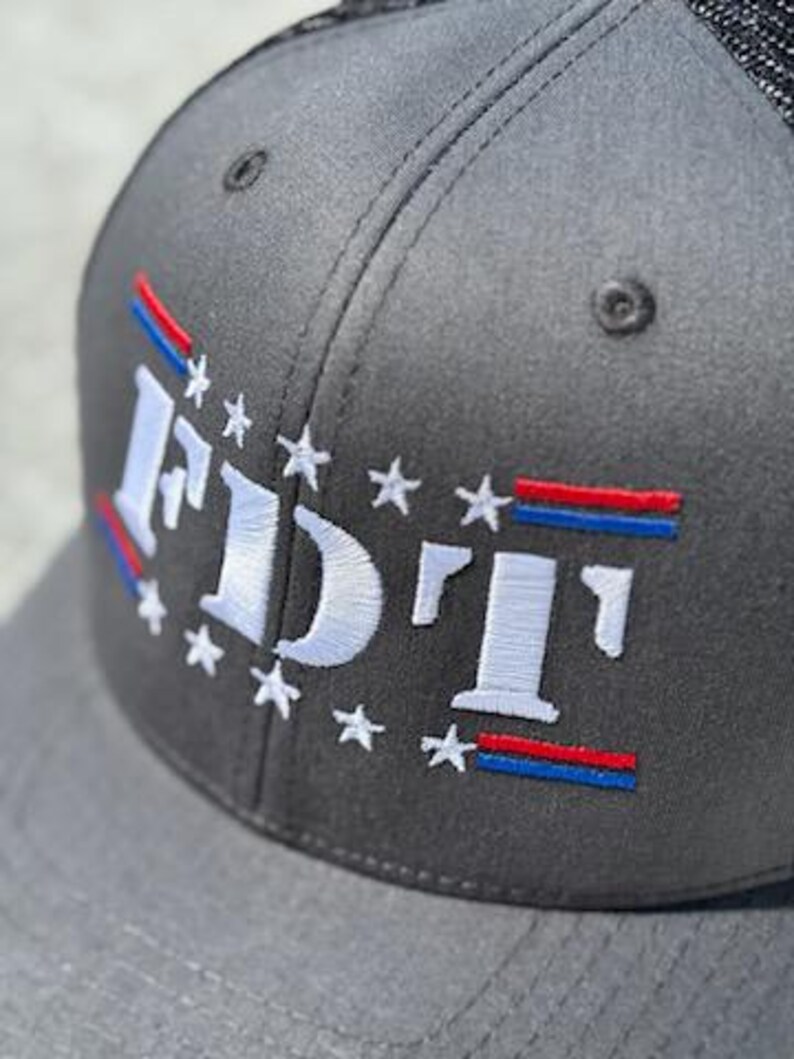 FDT Hat – Anti Trump Trucker Hat, Embroidered Mesh Cap, Resist Gift for ...