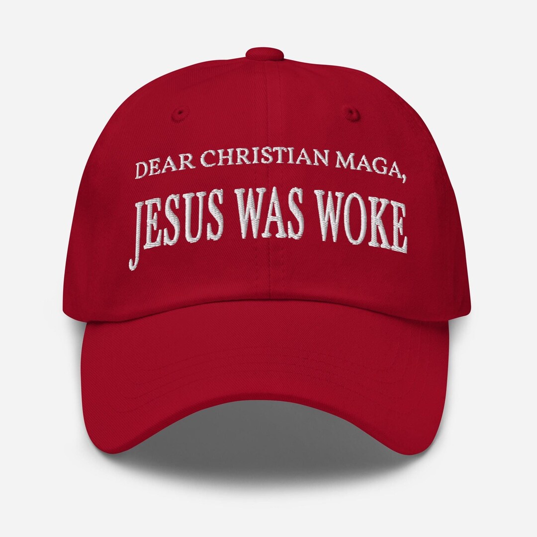 Jesus Was Woke Dad Hat - Embroidered Progressive Christian Cap - Etsy