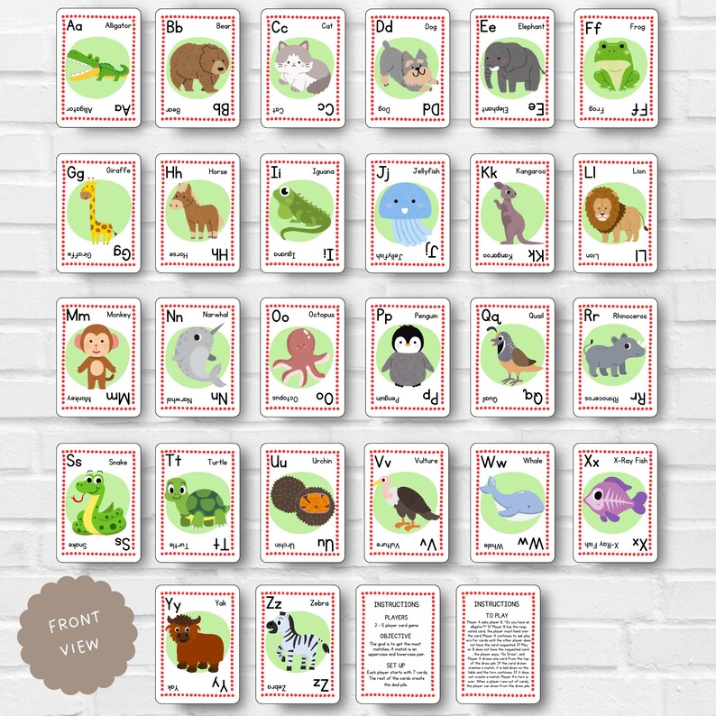Alphabet Activities Game Vocabulary Toddler Letter Recognition ...