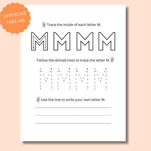 Halloween Letter M Coloring Page for Kids, Preschool Homeschool ABC ...