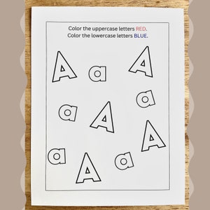 Tracing Letter Coloring Pages, Letter A Alphabet Activities, Teacher ...