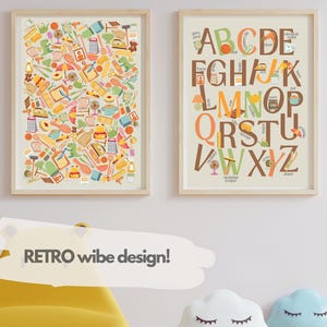 Educational ABC and Numbers Posters for Kids. I Spy Game Print in ...