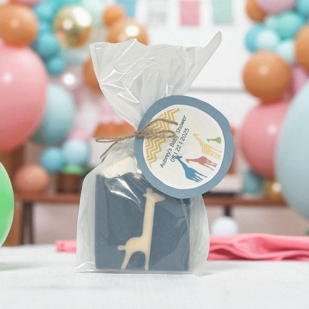 Giraffe Baby Shower Soap Favors, Handmade Soap (PRE-ORDER) - Etsy